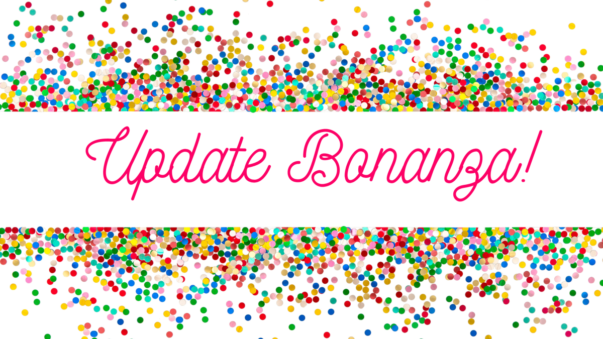 Update Bonanza! – Sisters Three Press